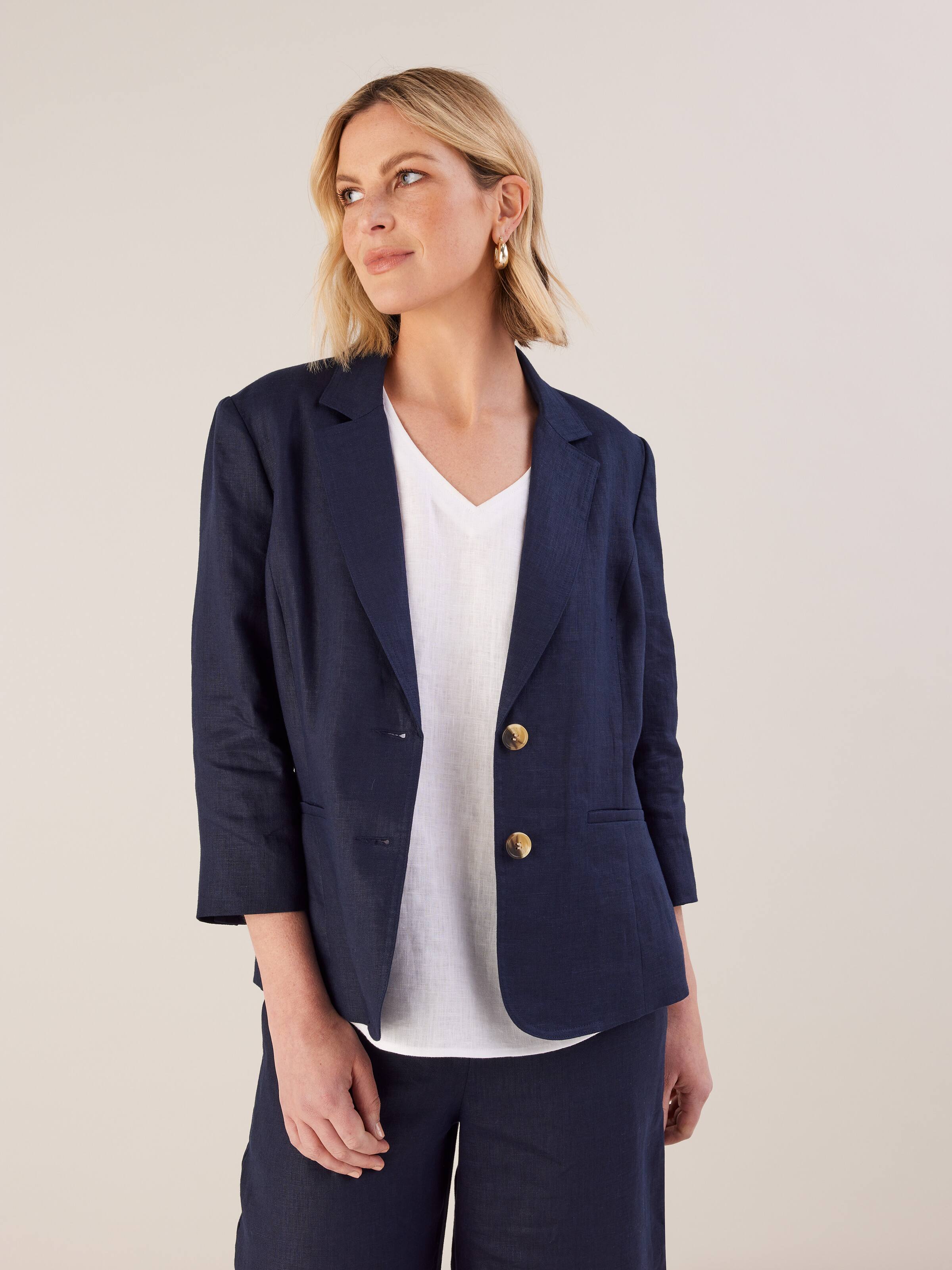 Women's Linen Jackets for that Perfect Elegance | Jacqui E