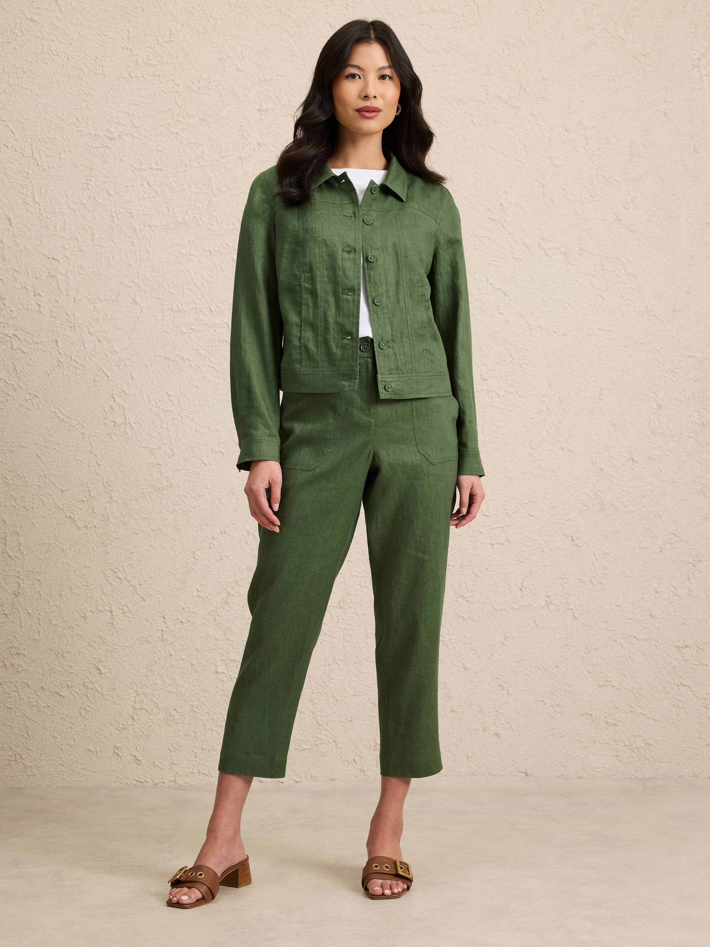 Women's Linen Jackets for that Perfect Elegance | Jacqui E