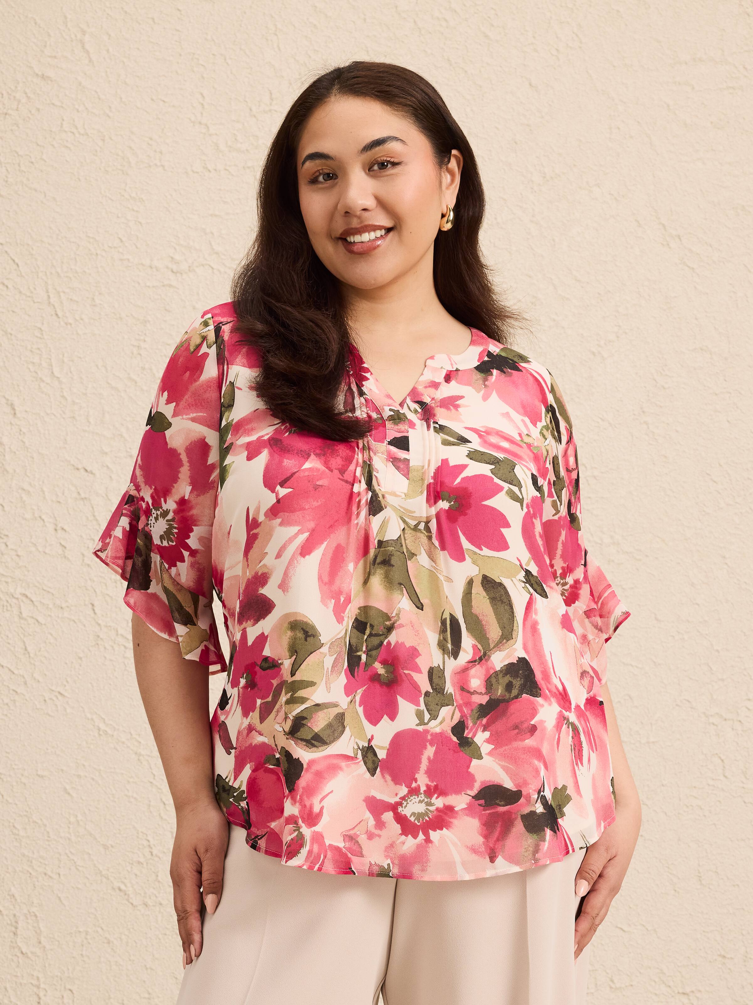 Jacqui E Curve Tops for Women | Shop Trendy Plus Size Tops