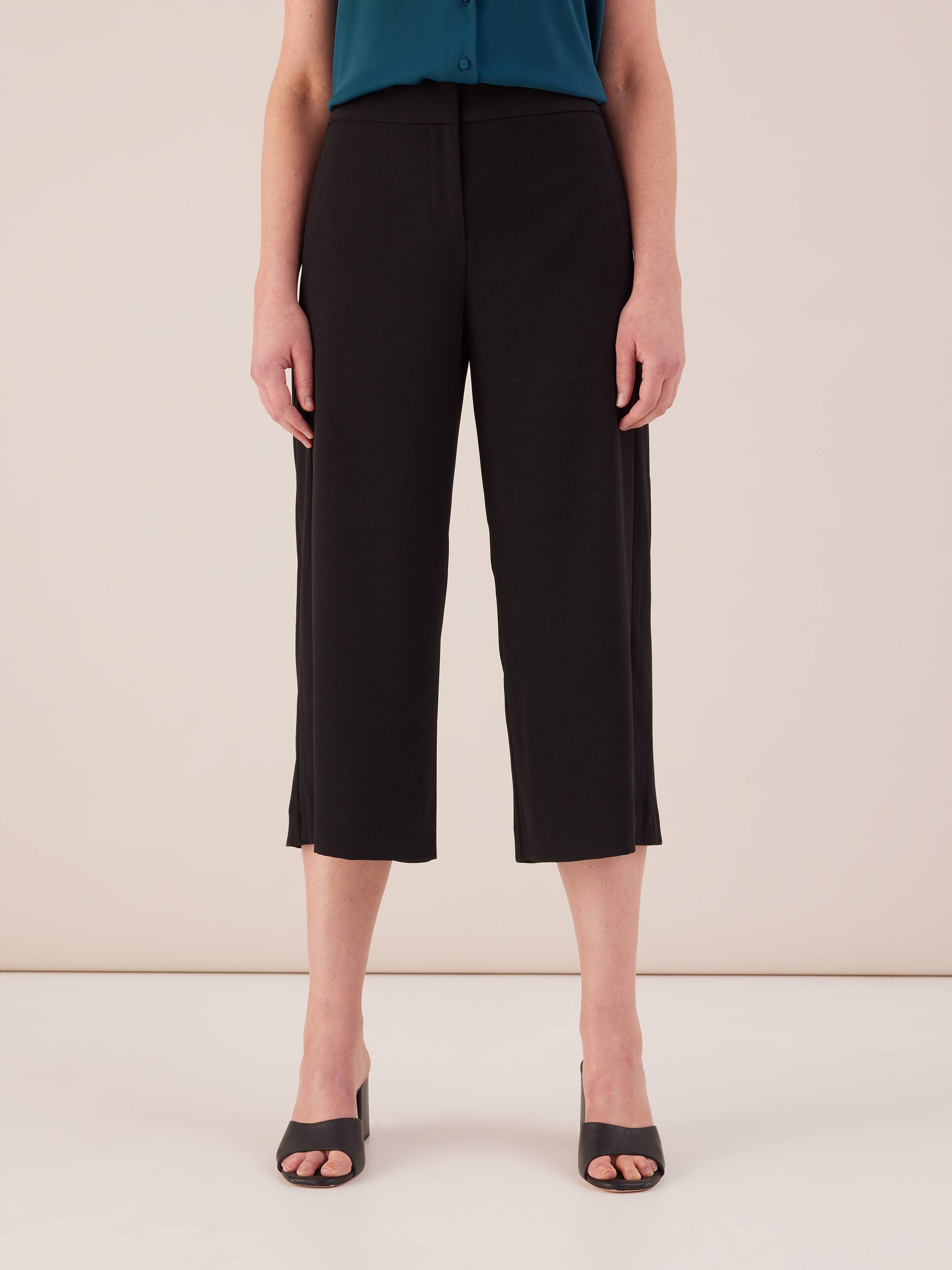 Seam Detail Crepe Culotte - JacquiE Online