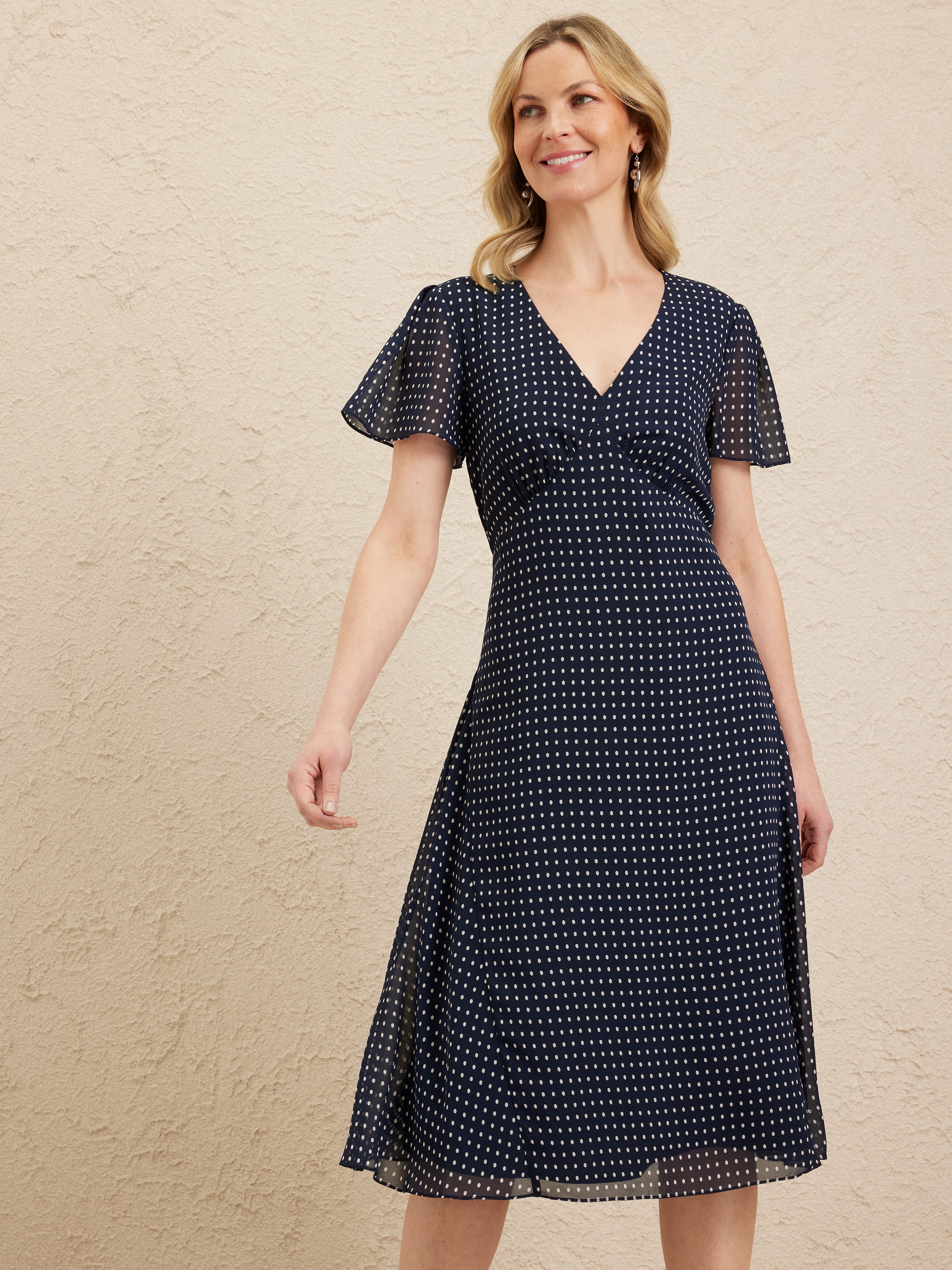 Emily Empire Midi Dress - JacquiE Online