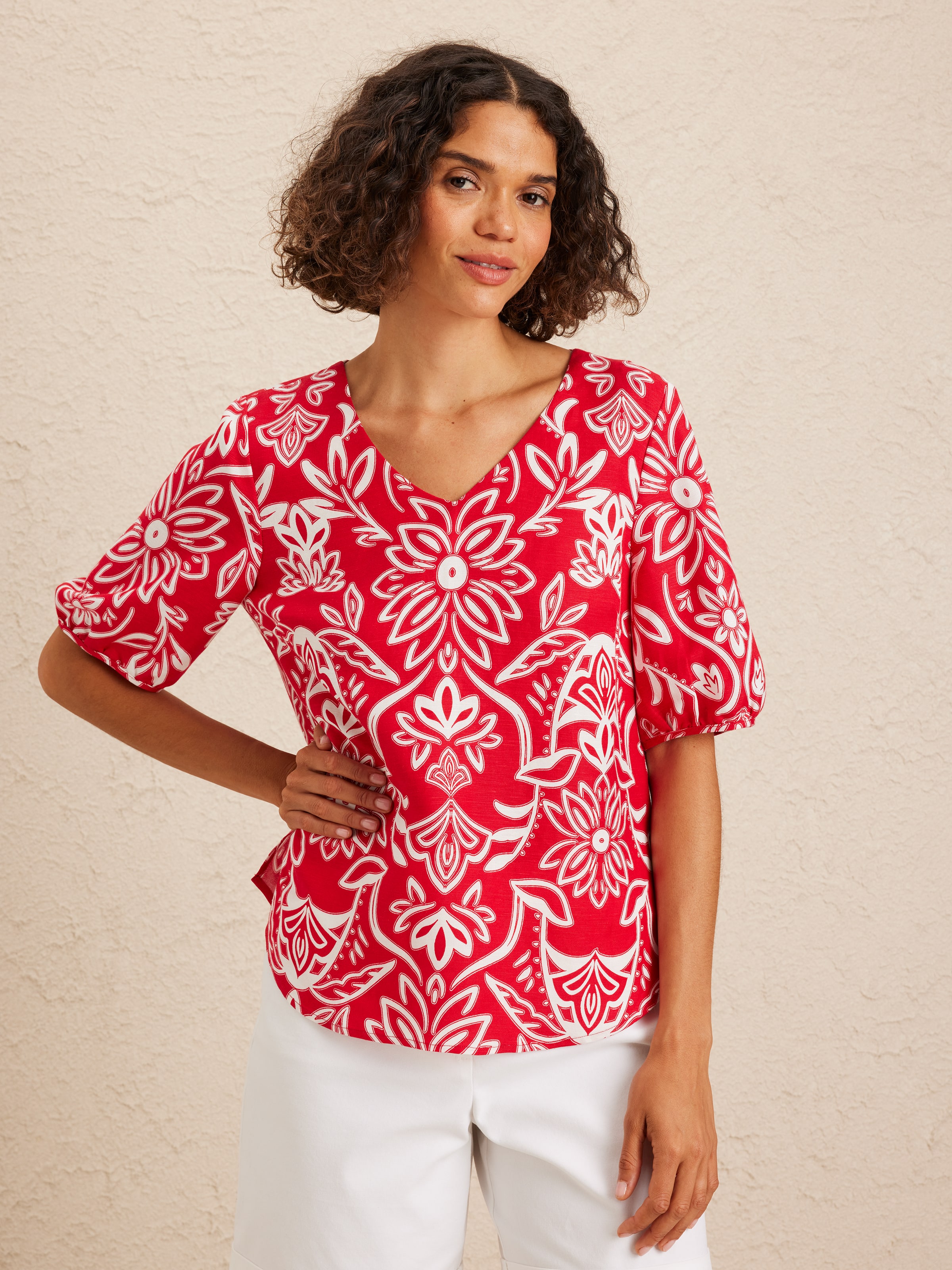 Lumi Linen Blend Top - JacquiE Online