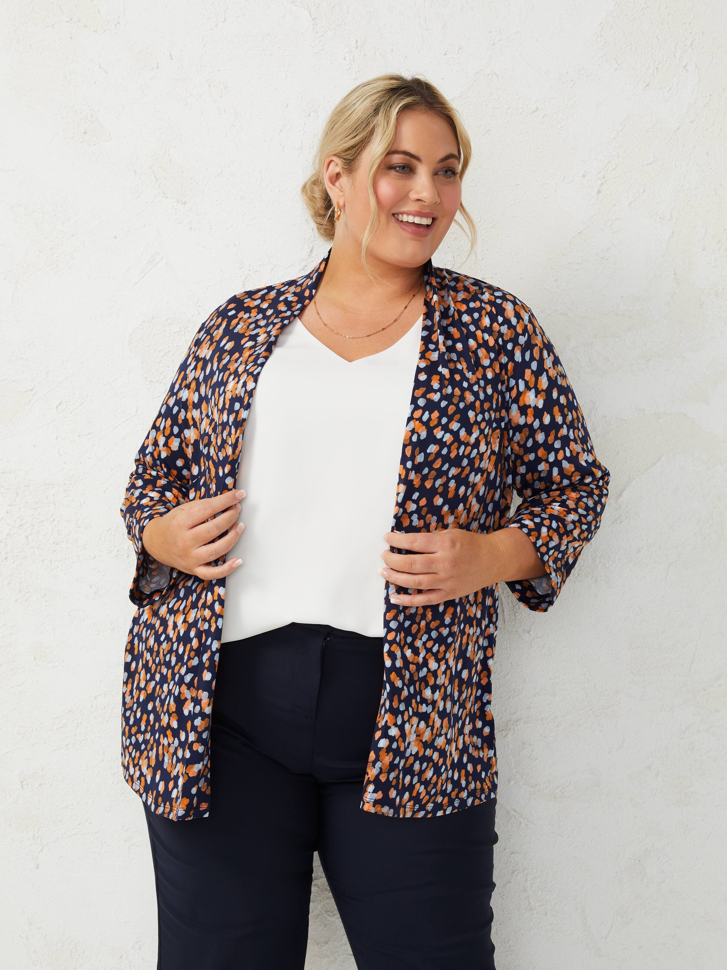 Curve Sonia Knit Jacket Autumn Rain - Smiggle Online