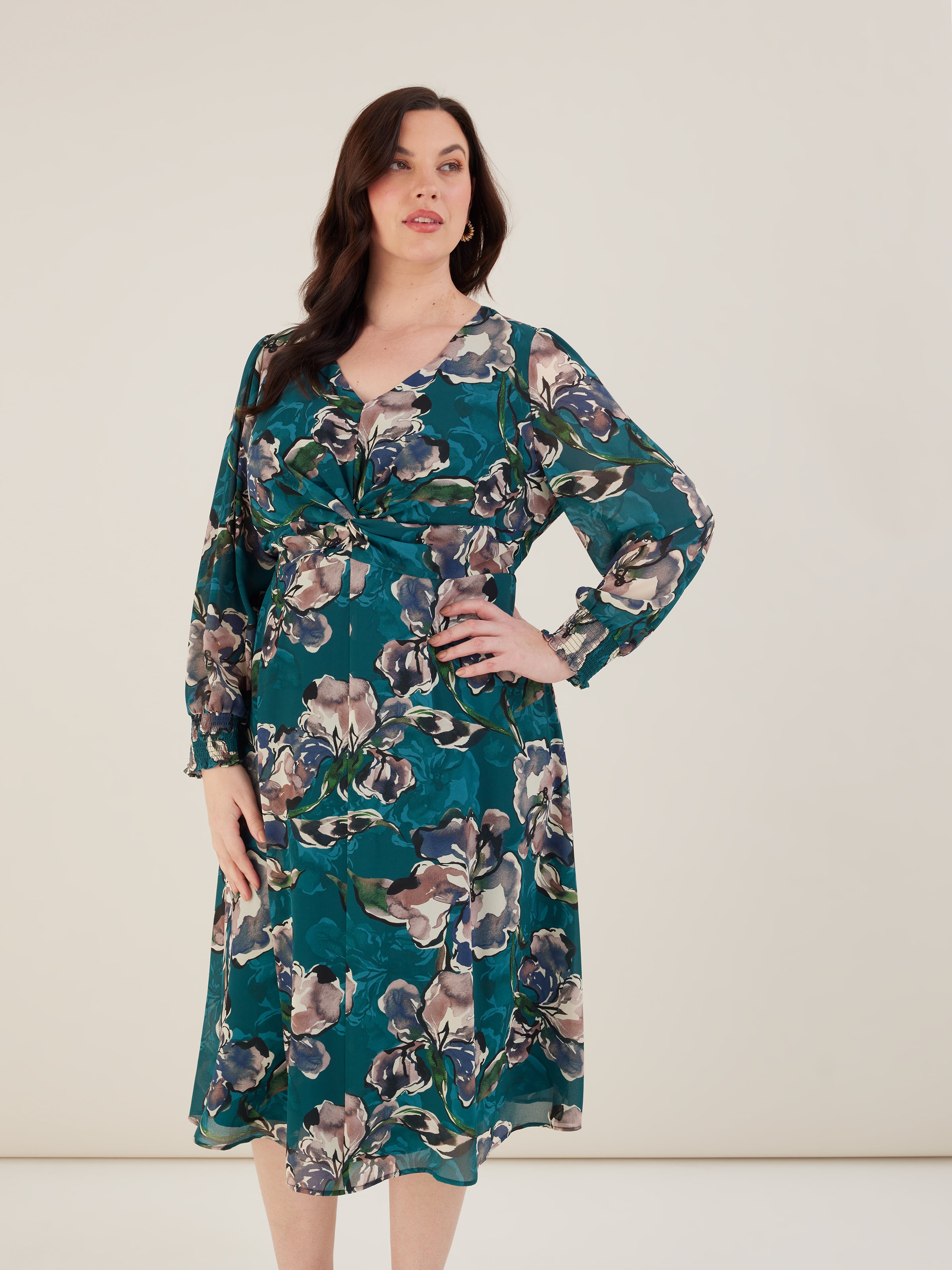 Curve Tali Dress Whimsical Bloom - JacquiE Online