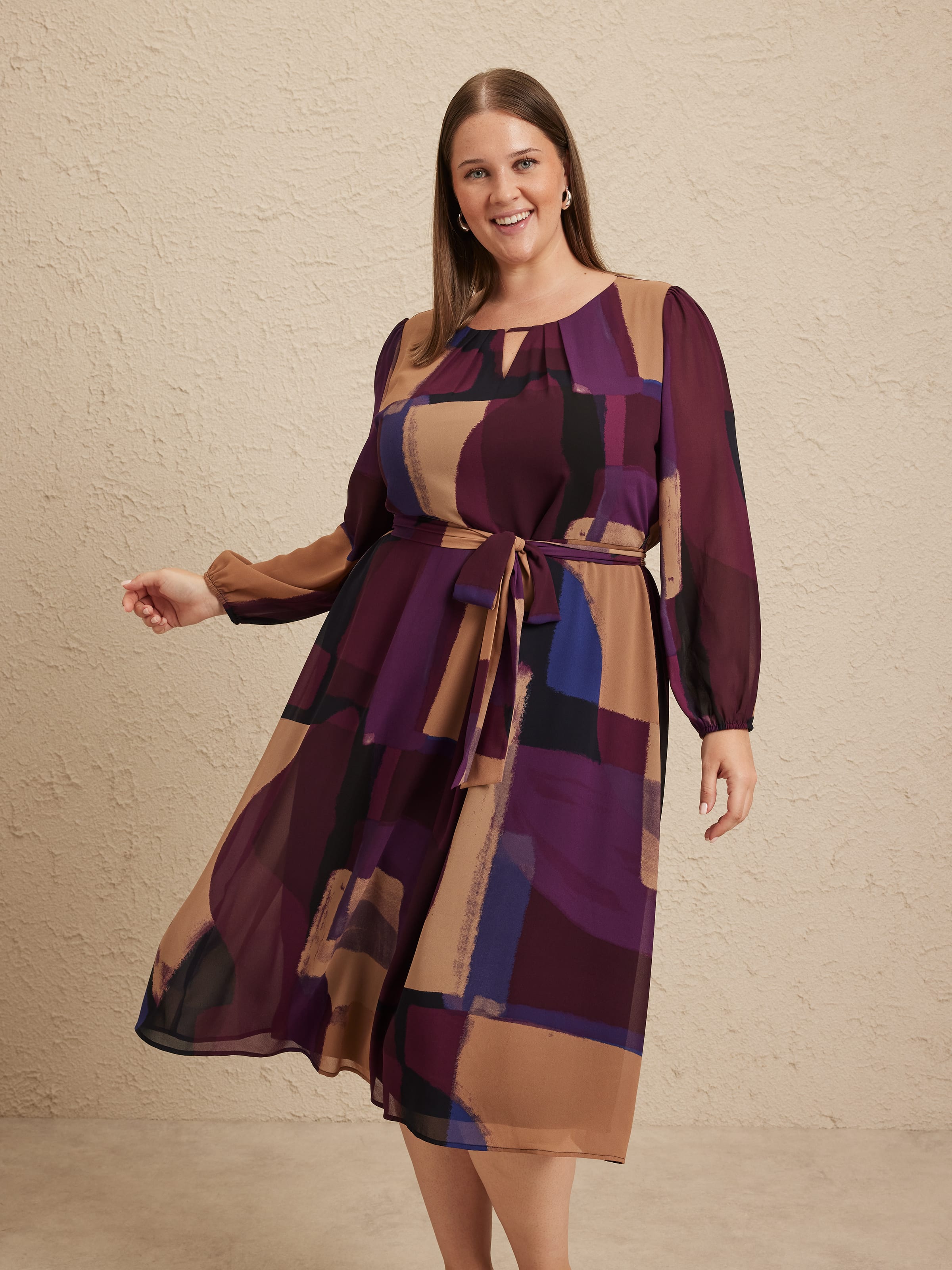 Curve Mae Midi Dress - JacquiE Online