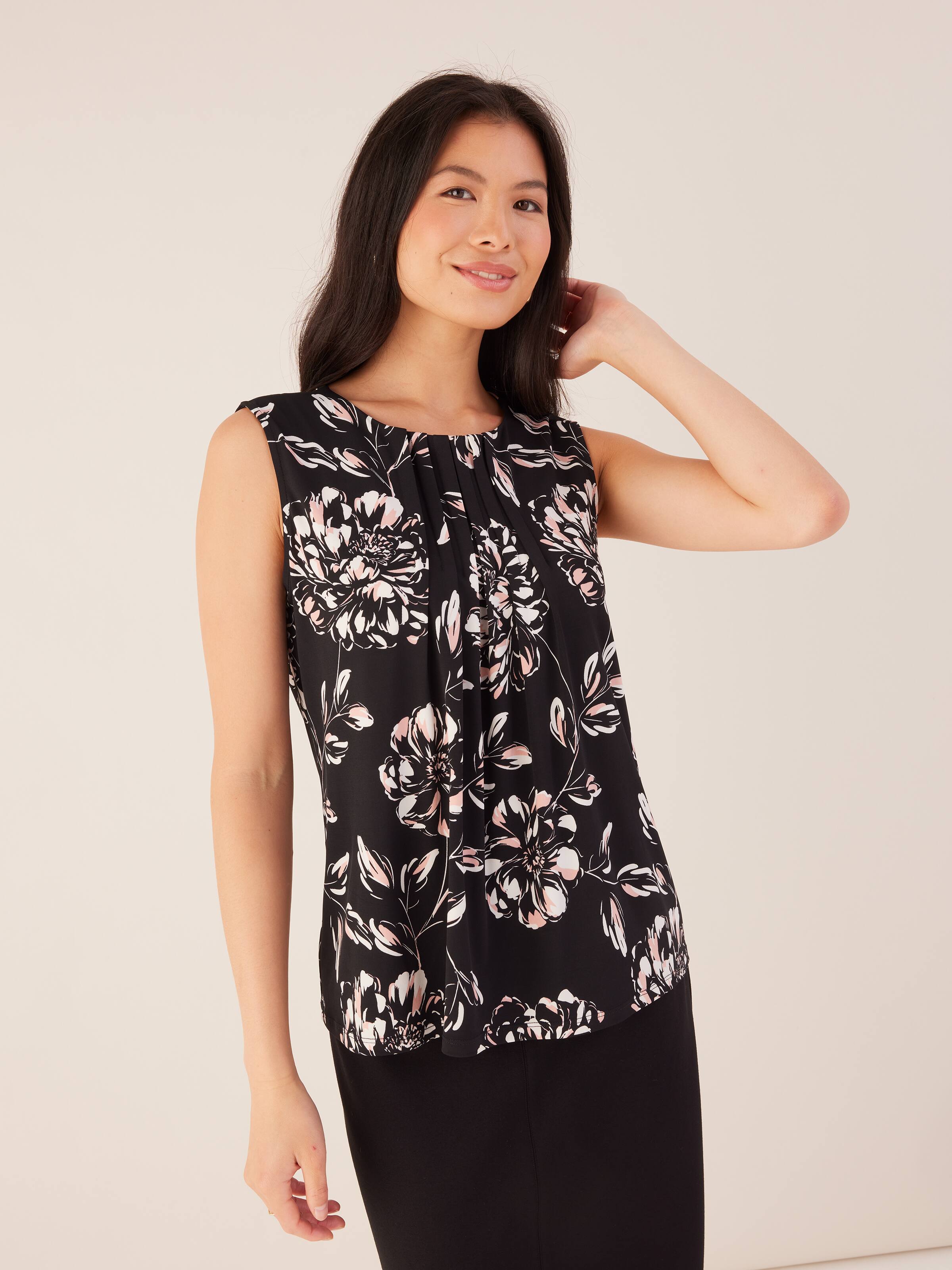 Gathered Neck Top - JacquiE Online